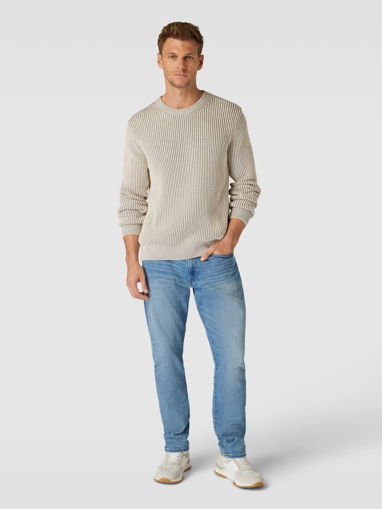 Armedangels Strickpullover in Two-Tone-Machart Modell 'ANDRAAS' (beige ...