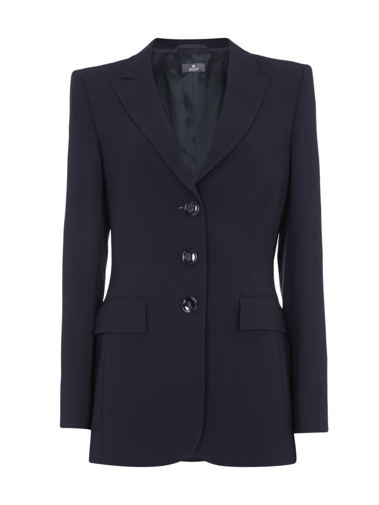 Basler Blazer mit steigendem Revers und langem Schnitt (marine) online ...