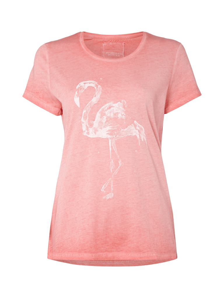 Lieblingsstuck T Shirt mit Flamingo Print koralle online kaufen